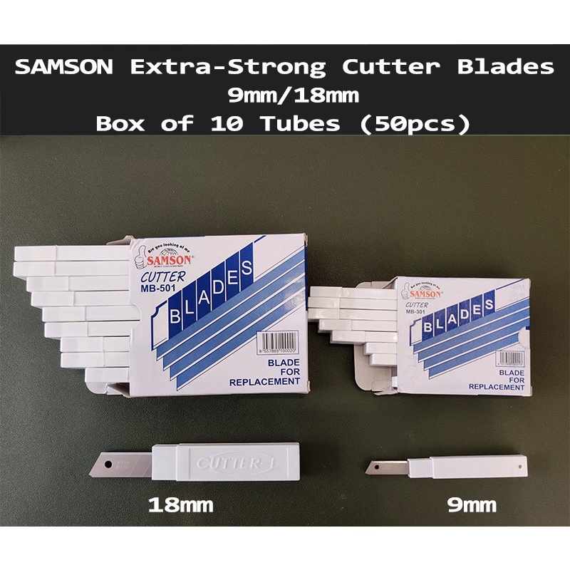 (Original)SAMSON Cutter Blade MB-301 / MB-501 / Refill For Big and ...