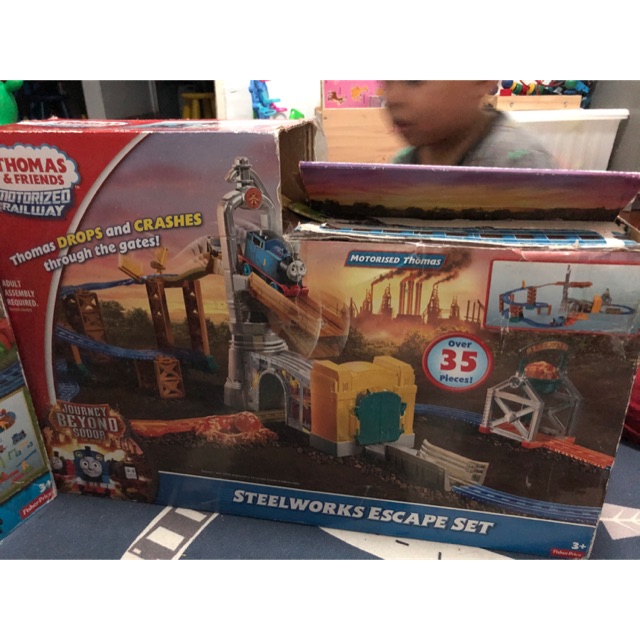Thomas Motorized Railway - Steelworks Escape Set | Shopee Malaysia