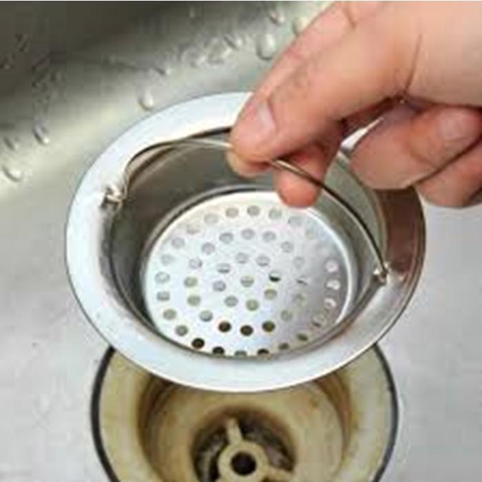 Penapis Sinki | 110mm Stainless Steel Sink Strainer Drain Basket Waste ...