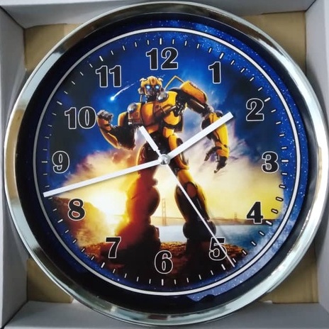 Wall clock Transformer Bumblebee | Shopee Malaysia