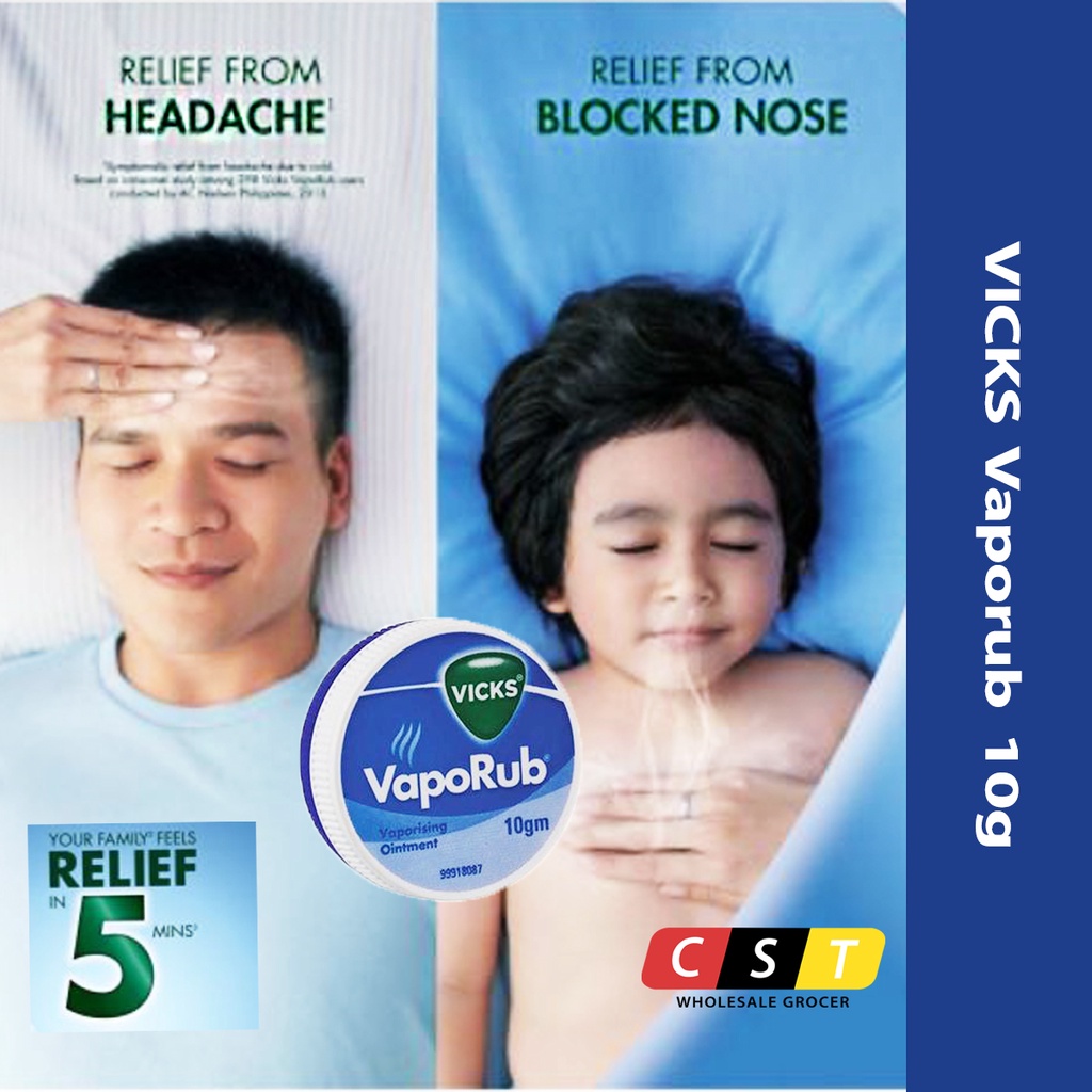 VICKS Vaporub 10g (Travel Size / Compact Size) | Shopee Malaysia