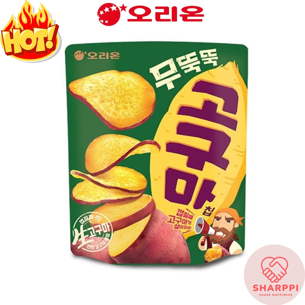 [korean Snacks] Orion New Korean Sweet Potato Chips 56g Low Calorie
