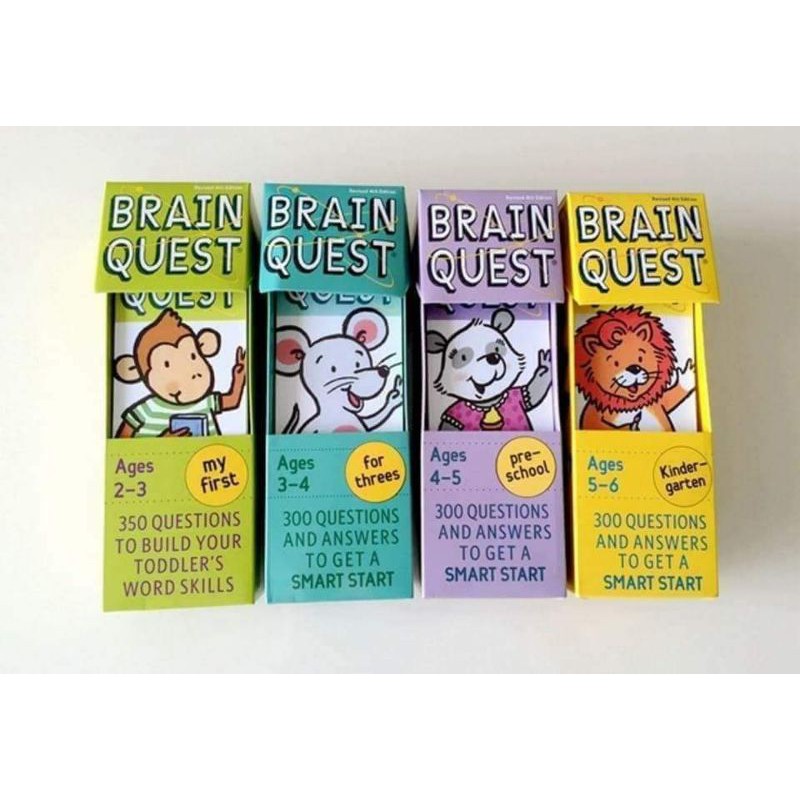 Original Brain Quest cards (4 sets) | Shopee Malaysia