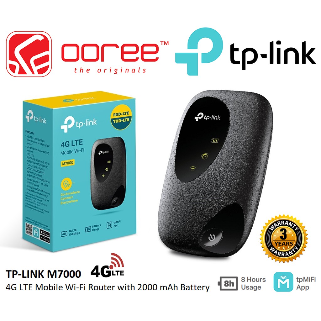 TP-LINK M7000/ M7200 / M7350 / M7450 / M7650 4G LTE 150Mbps MOBILE WI ...