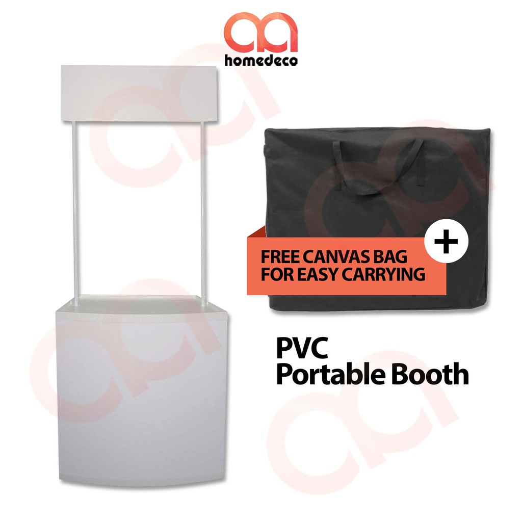 PVC Portable Booth, Fold-able PVC Promotion Table Display Counter ...