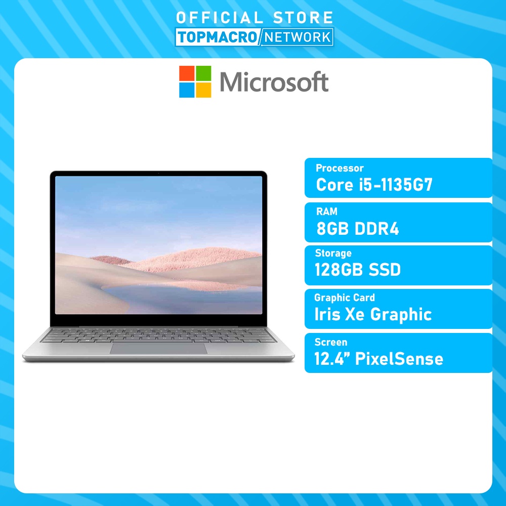 MICROSOFT SURFACE LAPTOP GO 2 8QC-00017 (i5-1135G7, Iris Xe Graphics ...