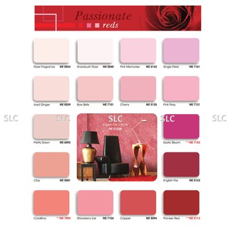 1L SANcora SILK@Guard Luxury & Washable Interior Wall Paint (珍珠漆) Red ...