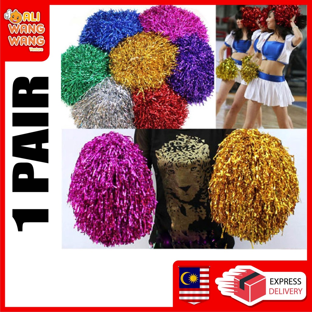 Pom Pom Finger Grip Metallic 1PAIR (Ready Stock Malaysia) | Shopee Malaysia