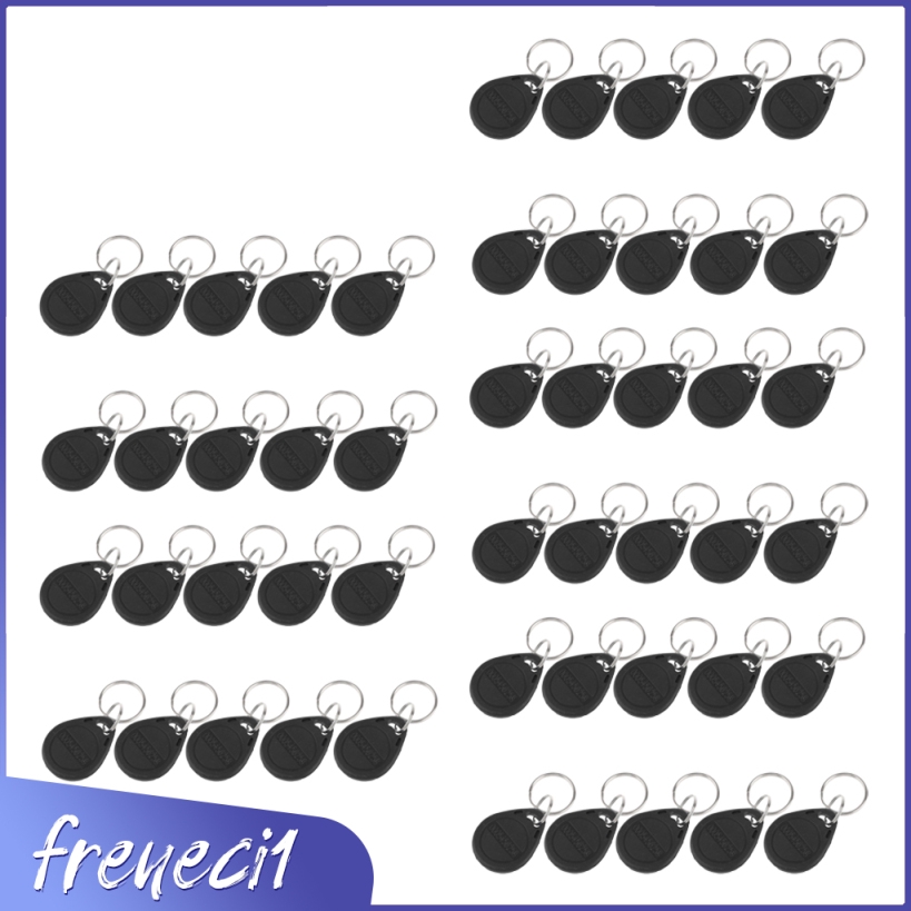 50/100/150x portable 125khz proximity id card token tags key fobs card ...