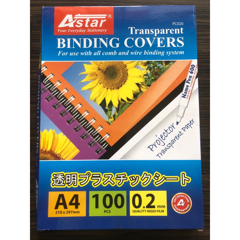 Astar Binding Cover A4 Transparent (PC020) | Shopee Malaysia