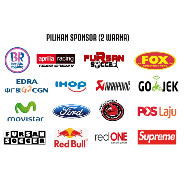 [🔥HOT ITEM] SPONSOR 2 WARNA | JERSI SPONSOR | JERSI PILIHAN | STICKER ...