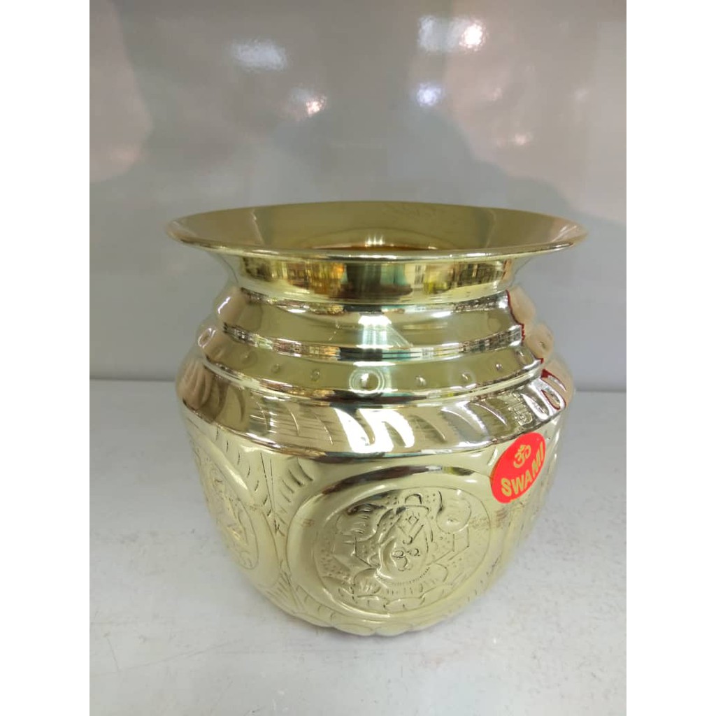 BRASS ASTALAKSHMI CHEMPU BIG SIZE | Shopee Malaysia