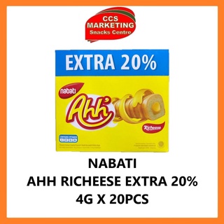 CCS Nabati Ahh Richeese Extra 20% ( 4g x 20pcs ) | Shopee Malaysia