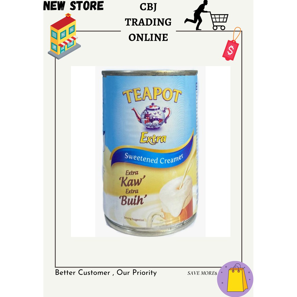 Susu Pekat Manis Teapot Extra Susu Pekat Susu Manis Susu Ais Kacang Susu Kopi Susu Tin