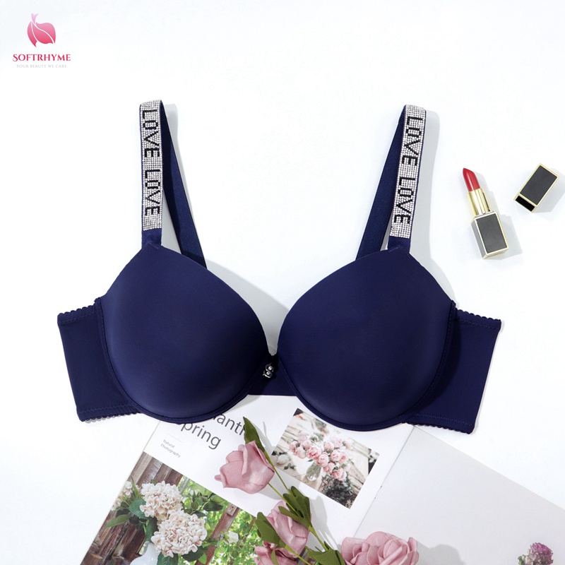 Softrhyme Women Seamless Bra Soft Comfort Unline Underwear Plus Size