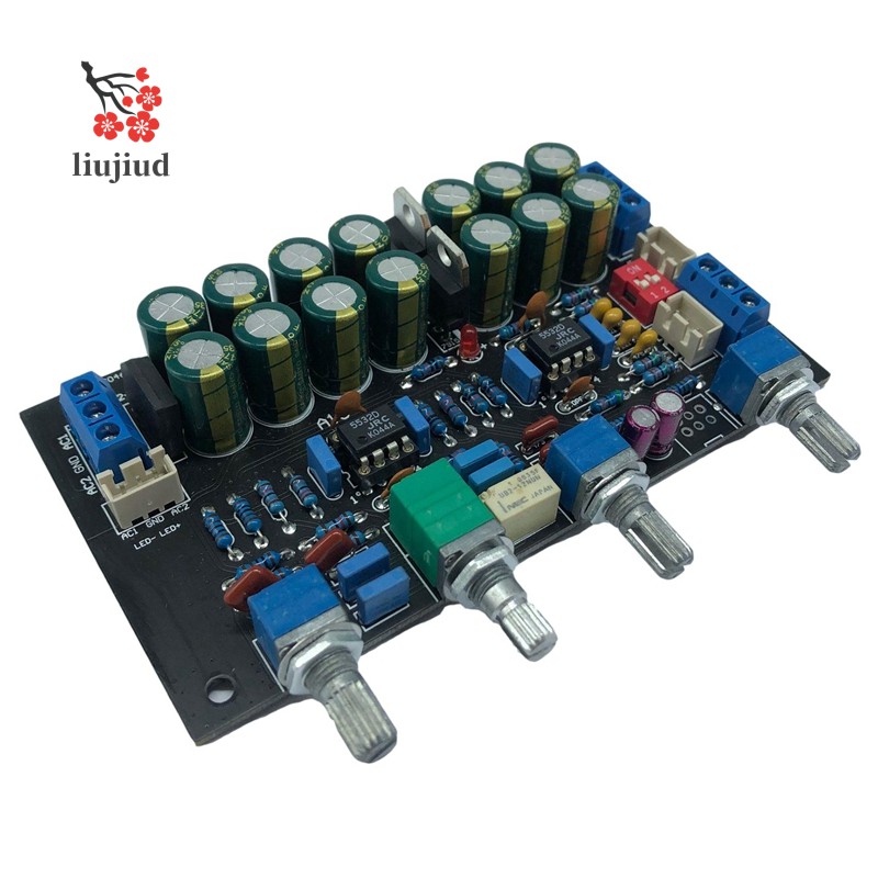 Jrc5532 op amp preamp amplifier tone volume control tone preamplifier ...