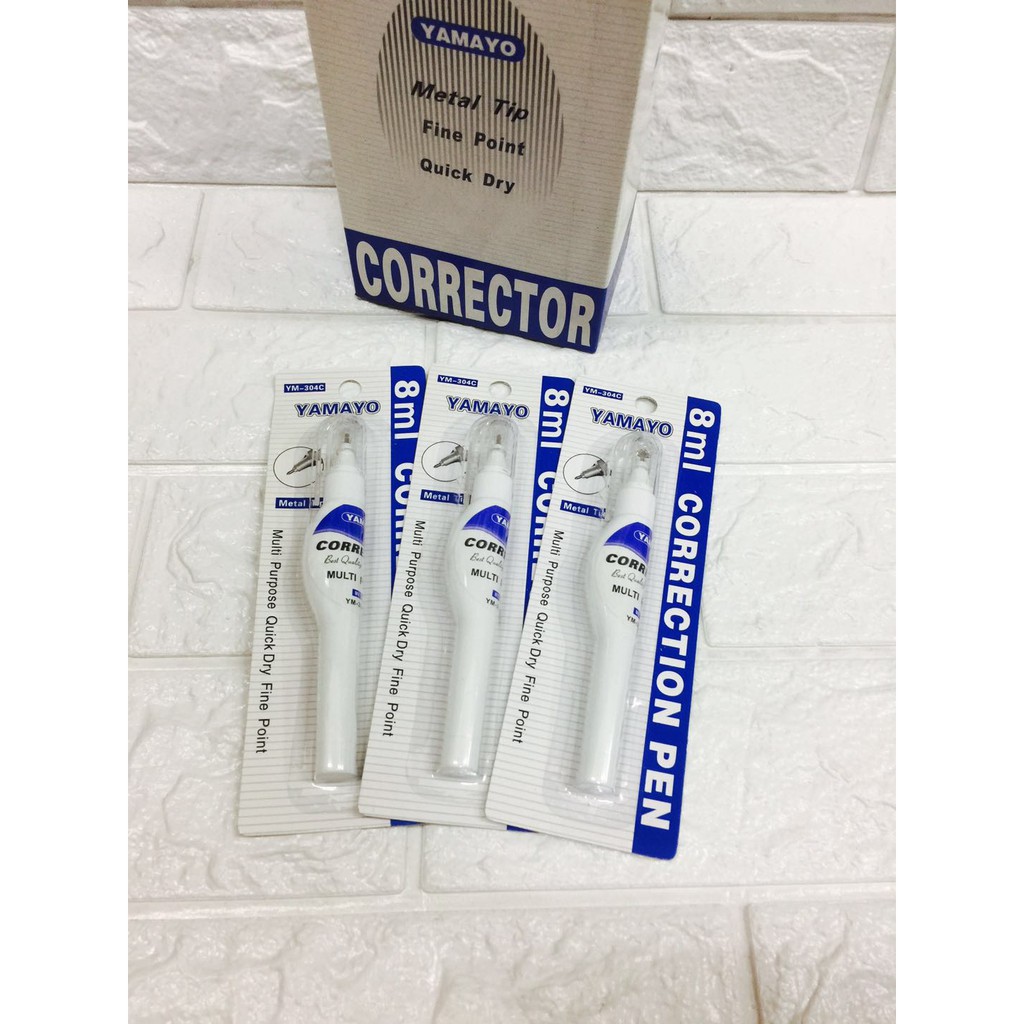 [ Ready Stock ] (304) YAMAYO Correction Pen 8ML / Liquid Paper ...