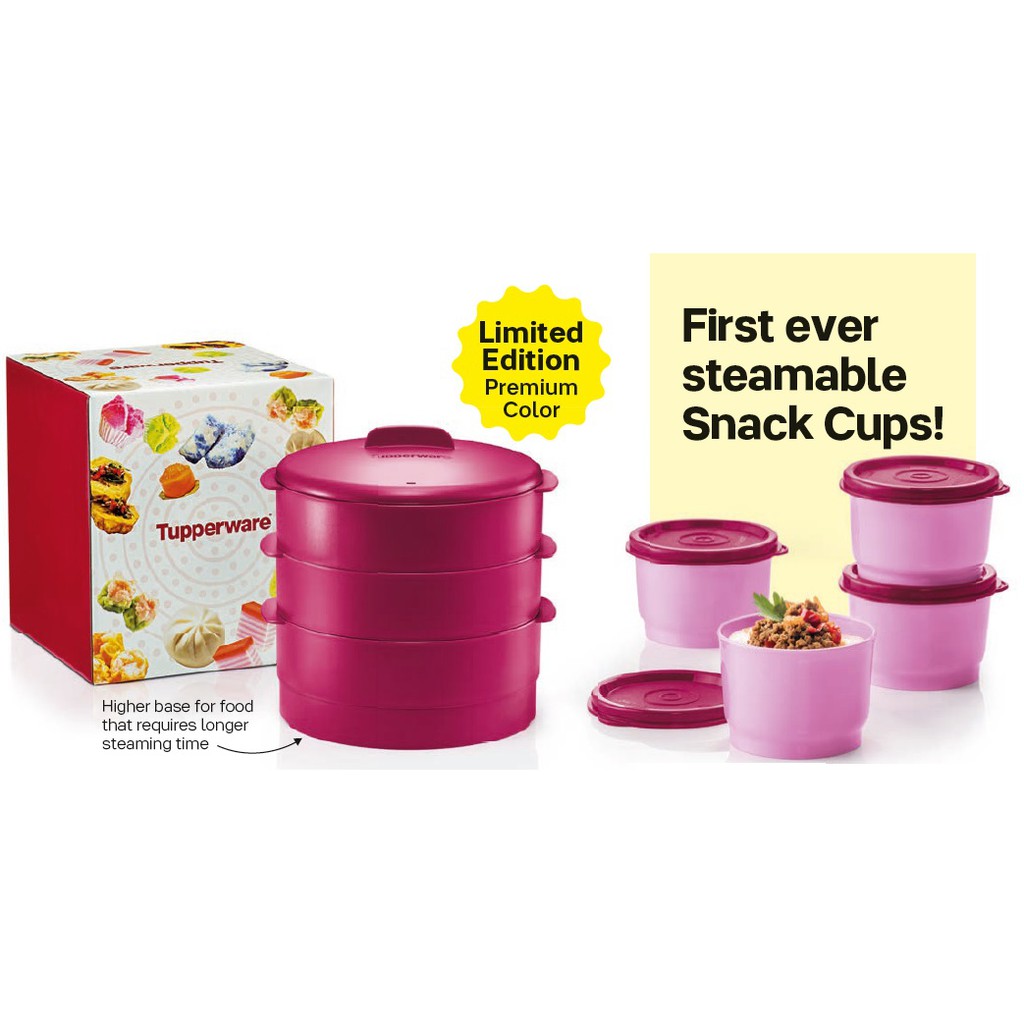 TUPPERWARE Steam It & PWP Steam Cup Limited Edition | Shopee Malaysia