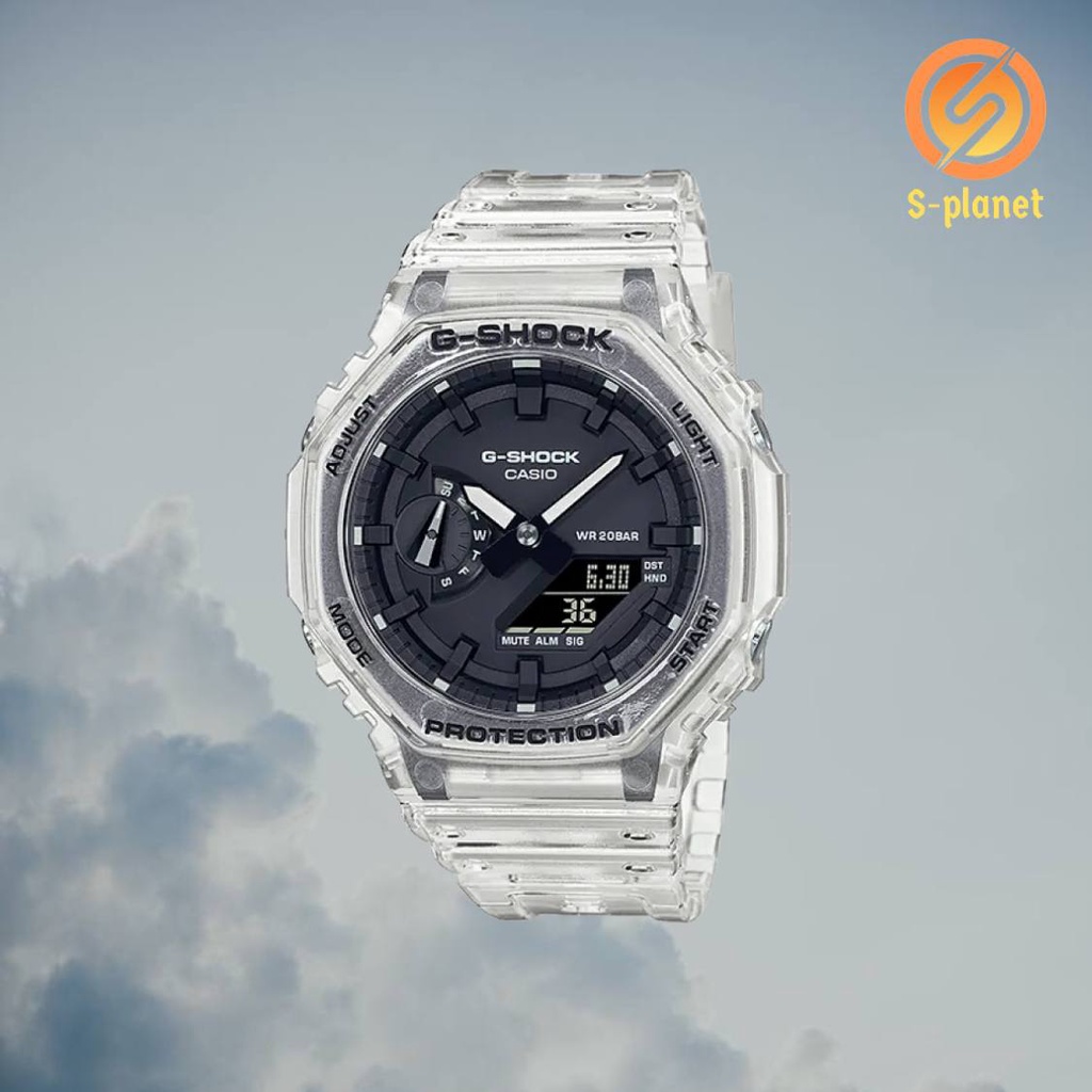 Casio G-Shock GA-2100SKE-7ADR Special Color Model Semi-Transparent ...
