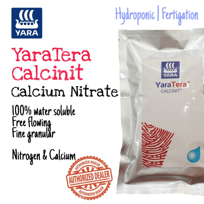Baja Kimia YaraTera Calcinit 1kg Calcium Nitrate | Shopee Malaysia