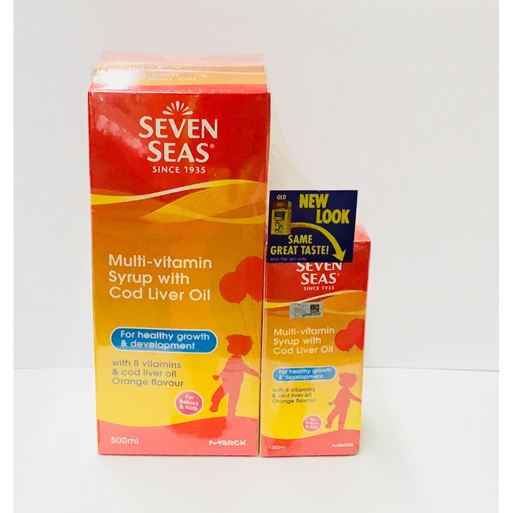 NW15 SALES !!! Seven Seas Multi-vitamin syrup with Cod Liver Oil 500ml ...