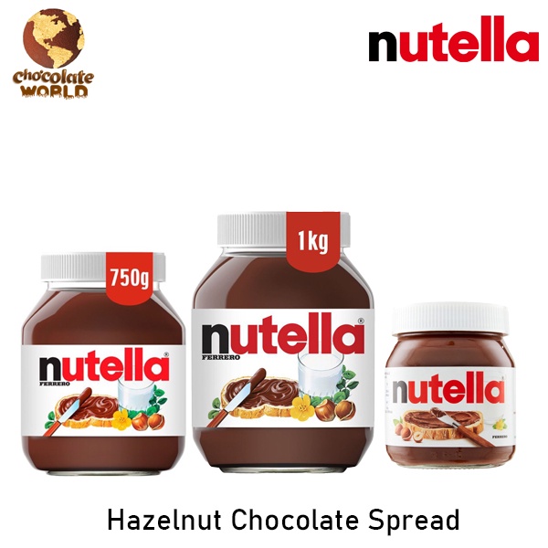 Nutella Ferrero Hazelnut Spread FULL RANGE (Made In E.U.) | Shopee Malaysia