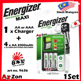 Energizer Rechargeable Battery AAA 700mAh Pre-Charged AAA2 4X Longer ...