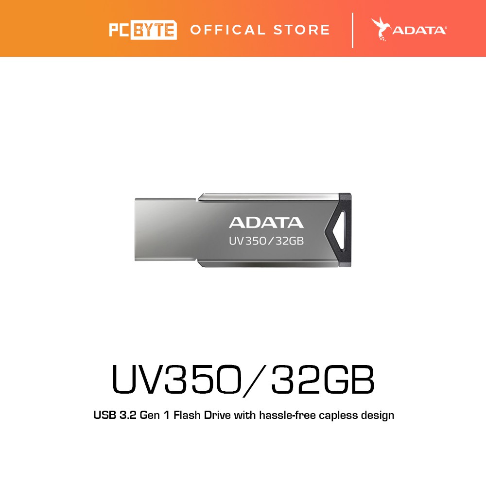 Adata UFD USB 3.2 UV350 Flash Drive (32GB) | Shopee Malaysia