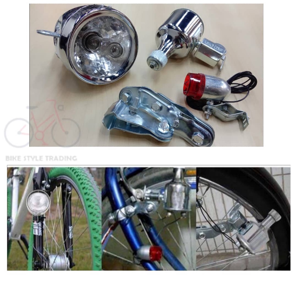 🌟HIGH QUALITY!🌟 OWLET DEMEN DYNAMO LIGHTING SET BICYCLE LIGHT 12V6W ...