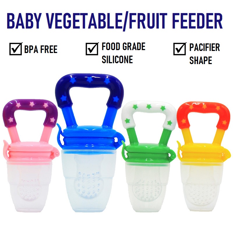 Baby Nipple Silicone Pacifier Vegetables Fruits Feeding Tool Puting ...