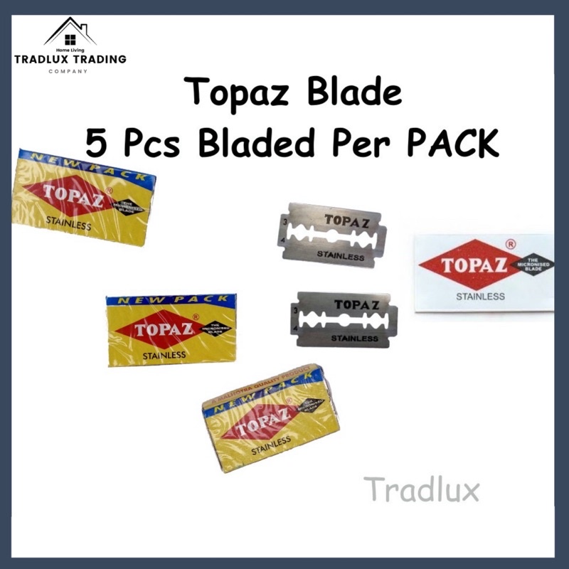 Topaz Blade /Topaz 5's PER PACK | Shopee Malaysia