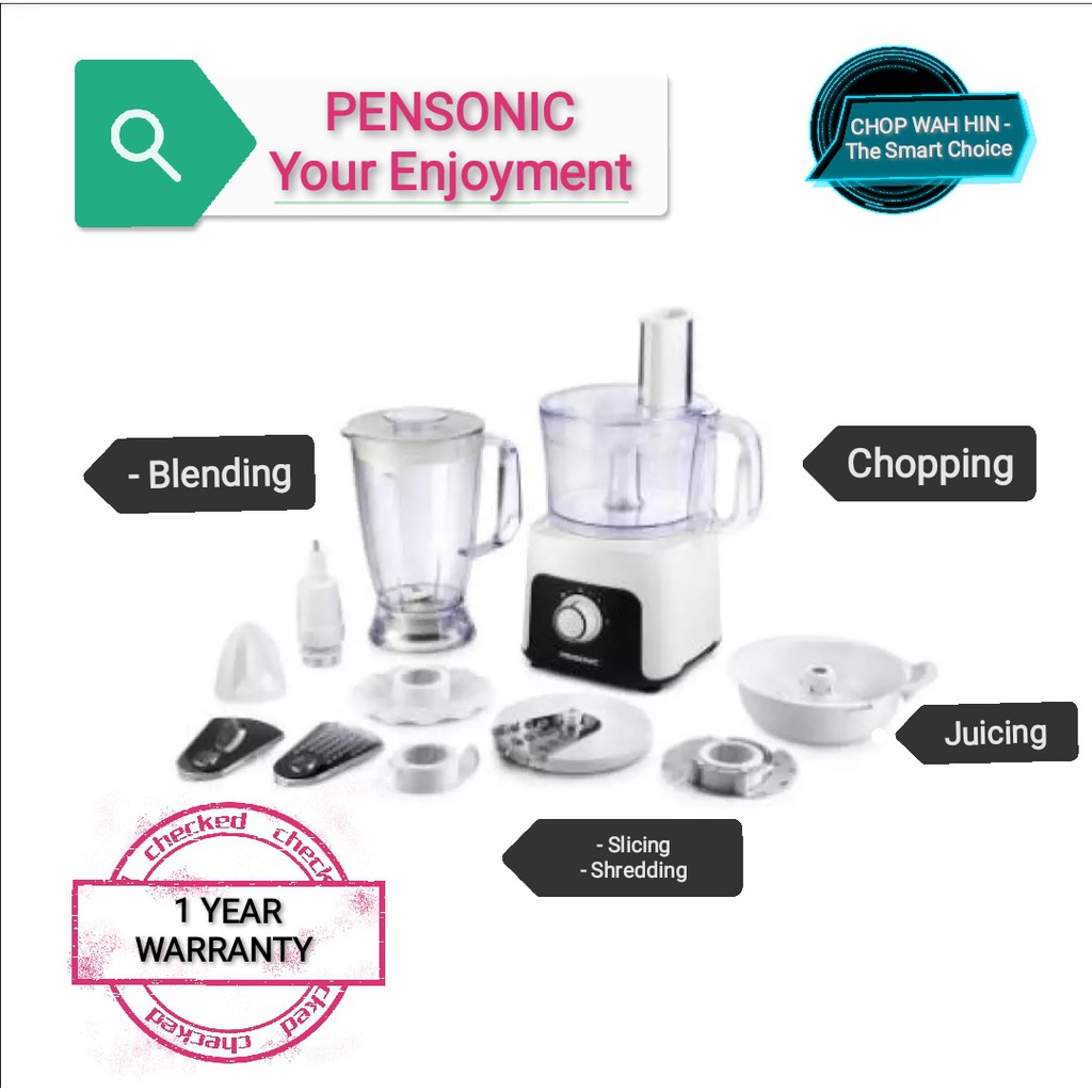 PENSONIC FOOD PROCESSOR PB-5001 - POWERFUL MOTOR | Shopee Malaysia
