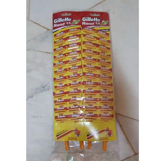 Gillette Nacet II Yellow / Nacet 2 Disposable Razor / Pisau Cukur ...