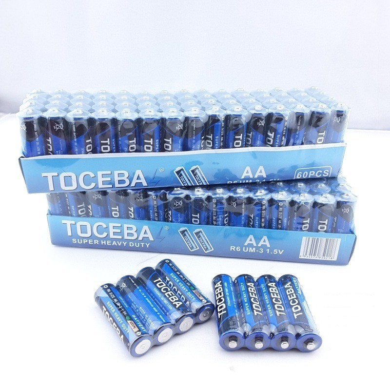 SUPER HEAVY DUTY AA BATTERY TOCEBA BRAND (1 BOX = RM10.00)N95 | Shopee ...