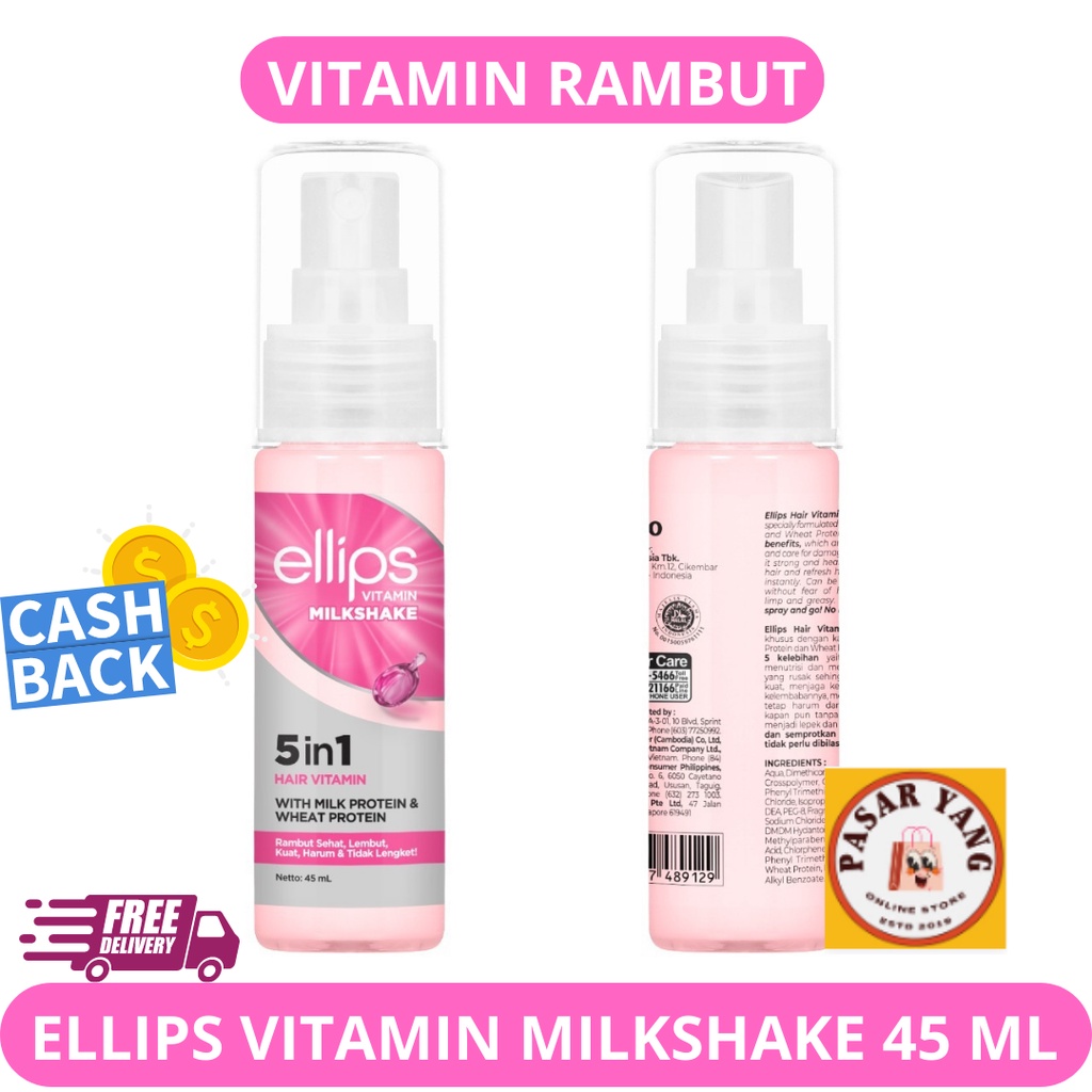 ELLIPS Ellipse Ellipse Vitamin Milkshake 5 In1 Hair Vitamin Hair and ...