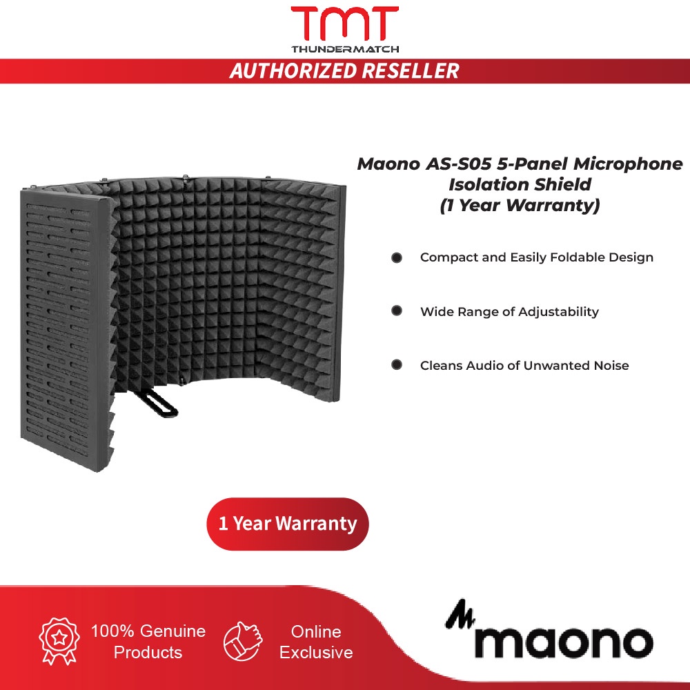 Maono Au Mis50 2 Au Mis33 3 As S05 5 Panel Microphone Isolation