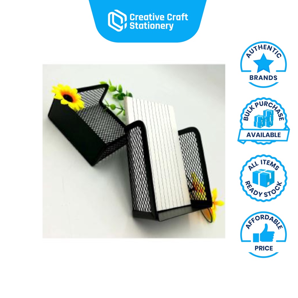H8010 Mesh Wire Office Memo Paper Holder - Black | Office School ...