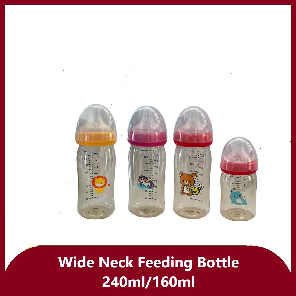 [M'sia Stock] PPSU milk bottle botol susu baby Wide Neck Baby Feeding ...