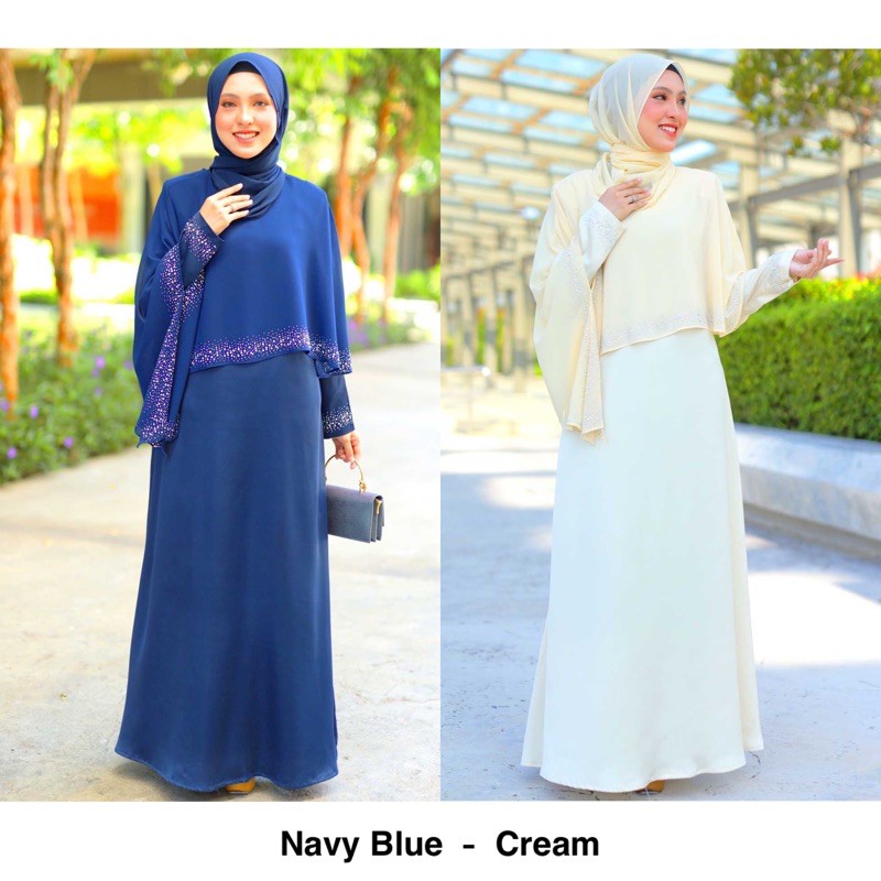 36 - 48 | JUBAH RATU ARAB V2 . CAPE DRESS . SEDONDON KENDURI NIKAH ...
