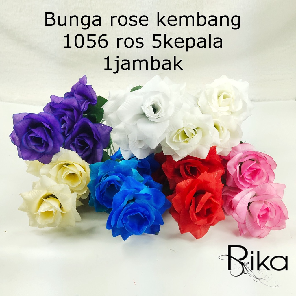 Bunga rose kembang 1056 ros 5kepala 1jambak | Shopee Malaysia