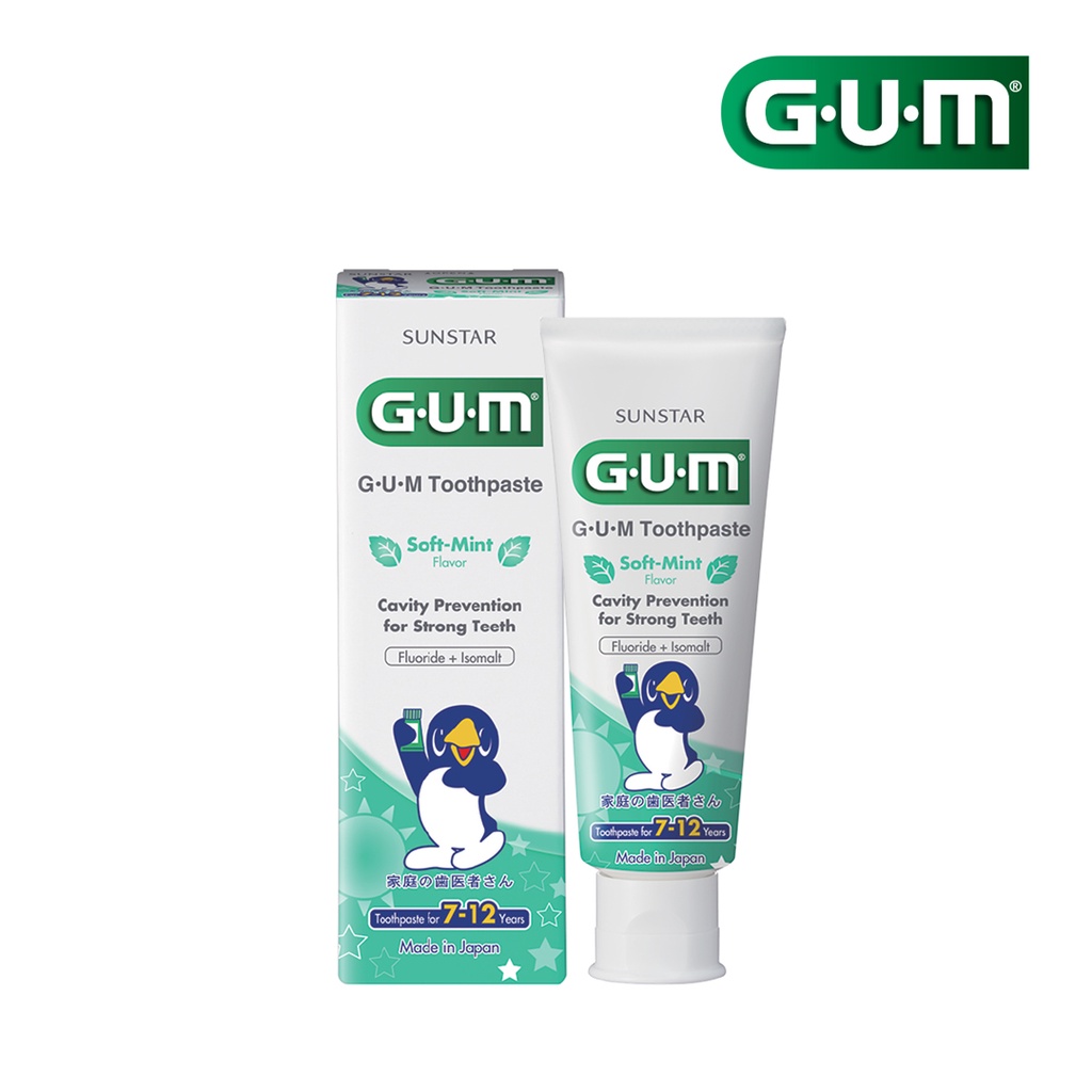 GUM Kids Toothpaste for 7-12 Years - Mint Flavour (70g) | Shopee Malaysia
