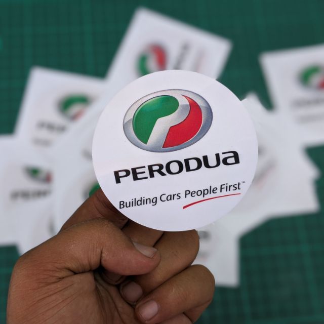 Car Sticker "PERODUA" 3 x 3 inch | Shopee Malaysia