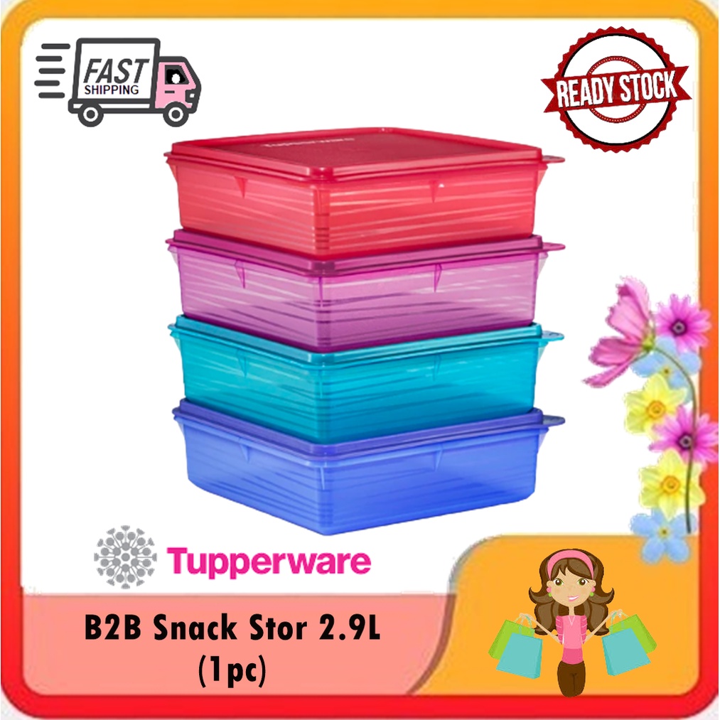 Tupperware B2B Snack Stor 2.9L /Loose (1pc) | Shopee Malaysia