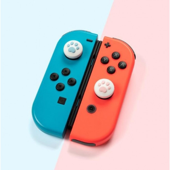 2PAIR 4PCS SILICONE CAPS FOR NINTENDO SWITCH JOY CON & LITE PAW CLAW ...