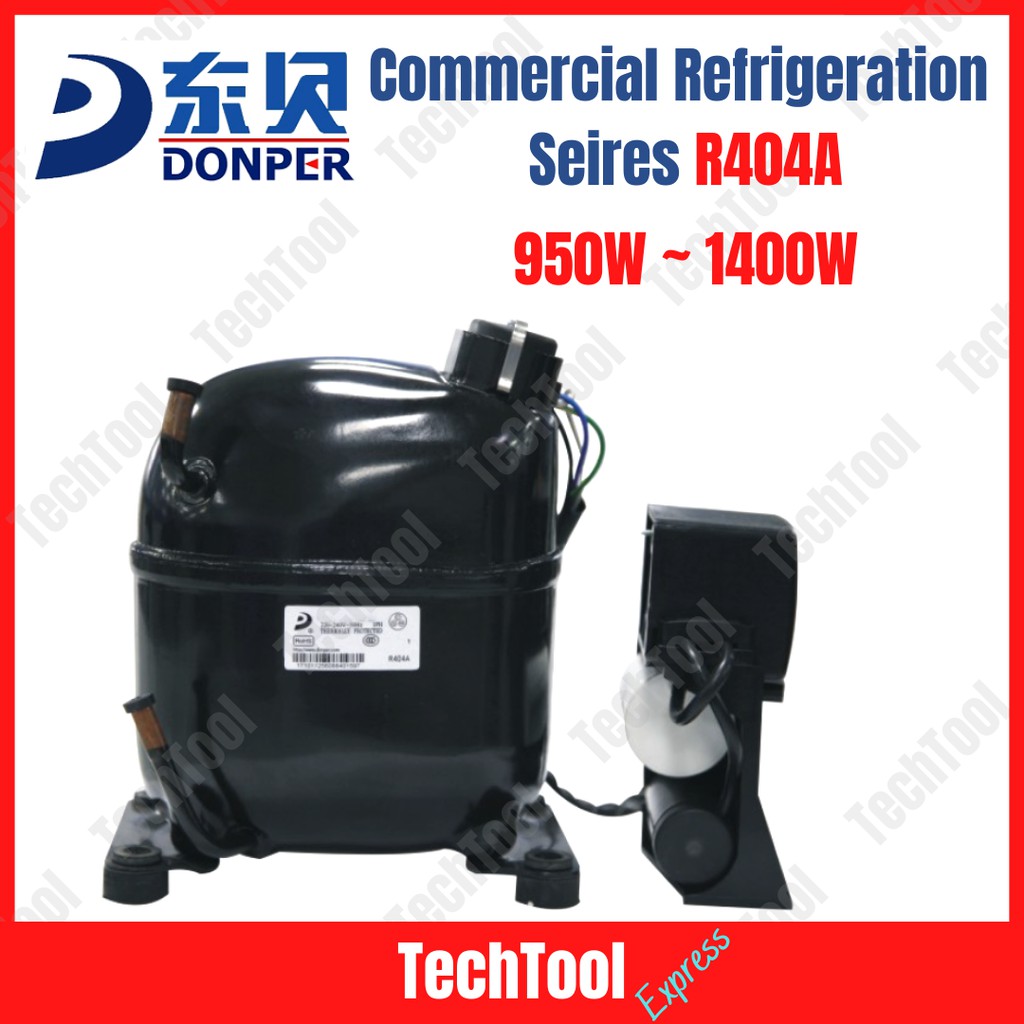 DONPER Refrigeration Compressor R404A 1.0HP 1-3/8HP for Commercial ...