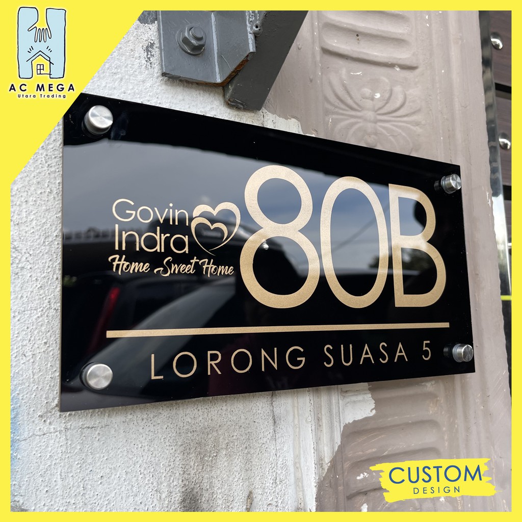 CUSTOM DESIGN - Boleh letak NAMA/PASANGAN/TERATAK/LOGO/APA-APA SAJA no ...