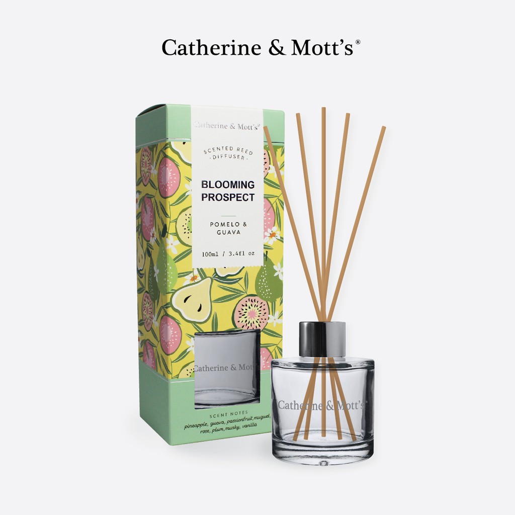 Catherine & Mott's Scented Reed Diffuser 100ml (Non Alcohol Based ...