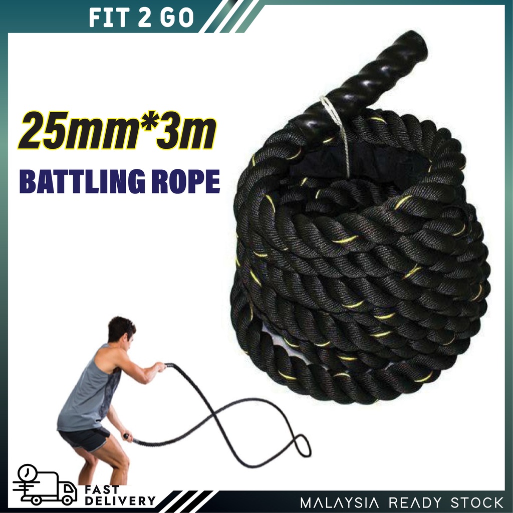 Battling Rope 25mm*3m Weight-Bearing Skipping Rope Training Throwing ...