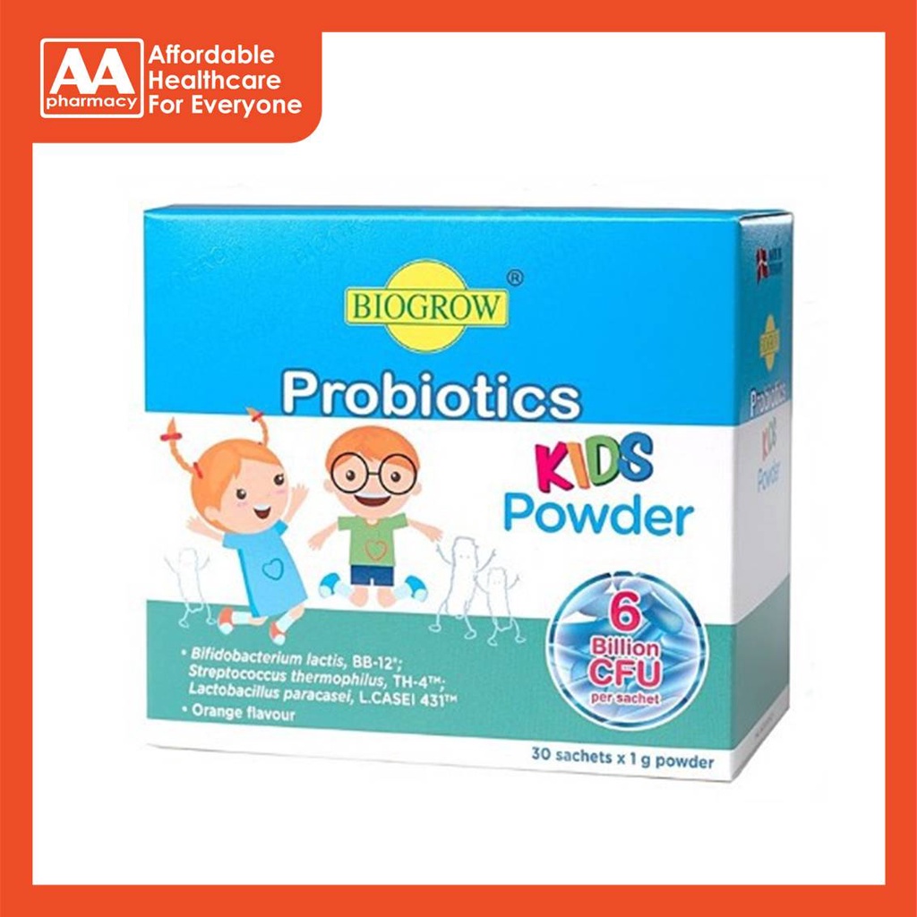 BIOGROW PROBIOTICS KIDS POWDER (1G X 30 SACHETS) | Shopee Malaysia