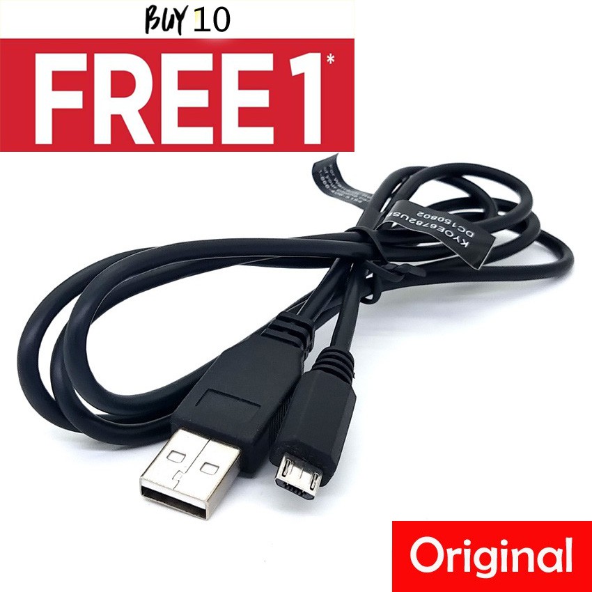 Original Kyocera 5V 1.5A Fast Charger Micro Usb Cable 1.2M | Shopee ...